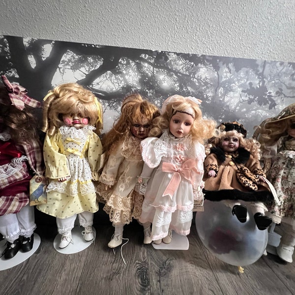 Creepy Doll Altered Doll Art Doll Spooky Gothic Horror Halloween ...