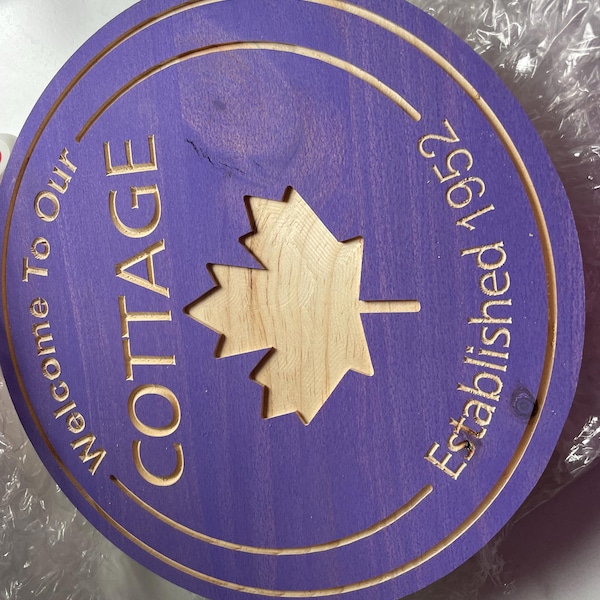Wood Cottage Sign | Custom Cottage Sign | Wood Cottage Sign ...