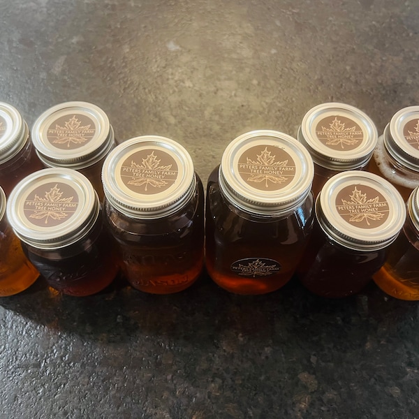 Maple Syrup Labels, Syrup Bottle Label, Maple Syrup Stickers ...