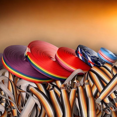 Progress Pride Flag Printed Grosgrain Ribbons 1-1/2 Inch,7/8 Inch,5/8 ...