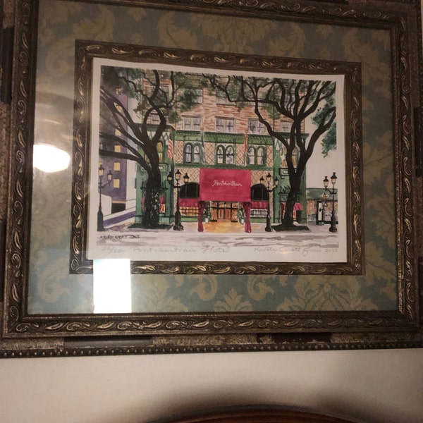 Iced Coffee & Beignets | 8 X 10 Inch Print of Oil Painting Louisiana ...