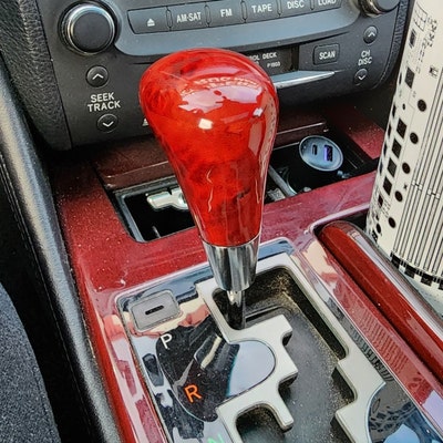 LEXUS Anthracite Leather With Dark Red Stitch Shift Knob RX350 RX450 ...