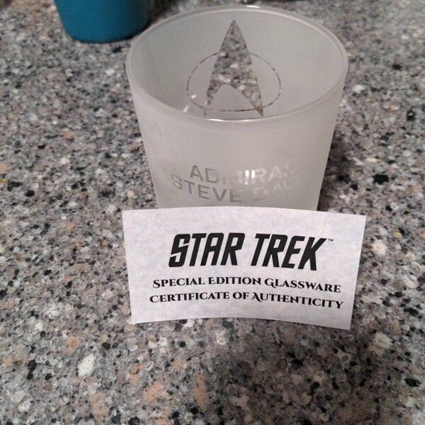 Star Trek Klingon Warrior Bloodwine Toasting Glass With Quote, may Your ...