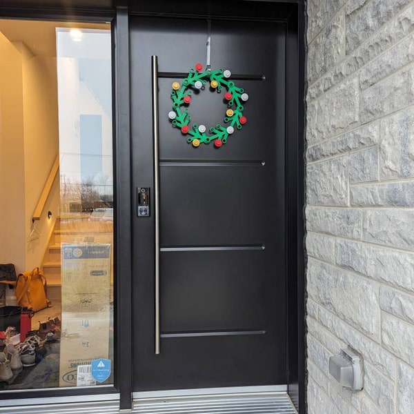 3D Printed Lego-inspired Giant Wreath - Etsy