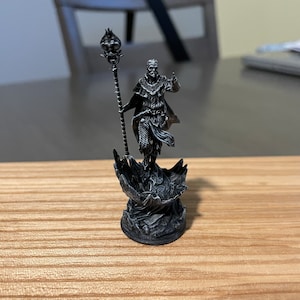 Elf Mage Miniature Wizard Mini Sorcerer Dungeons and Dragons - Etsy