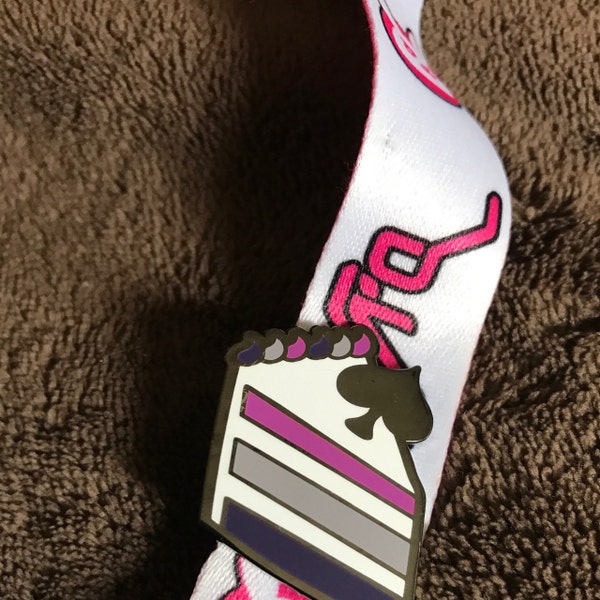 Asexual Pride Enamel Pin Ace Cake Pin Ace of Cakes Pin Pastry Pride ...