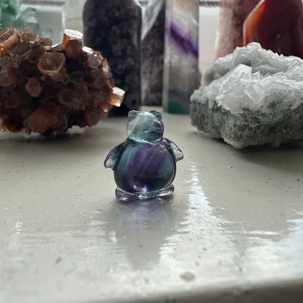 Animal Pal Rainbow Fluorite Crystal Collection, Crystal Figures, Carved ...