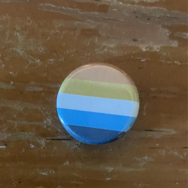 Aroace Aro Ace Pride Flag Pin Round Circle Button ~ 1" Pin 1.5" Pin 2. ...