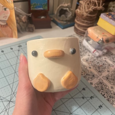 Made-to-order Handmade Ceramic Duck Mug - Etsy