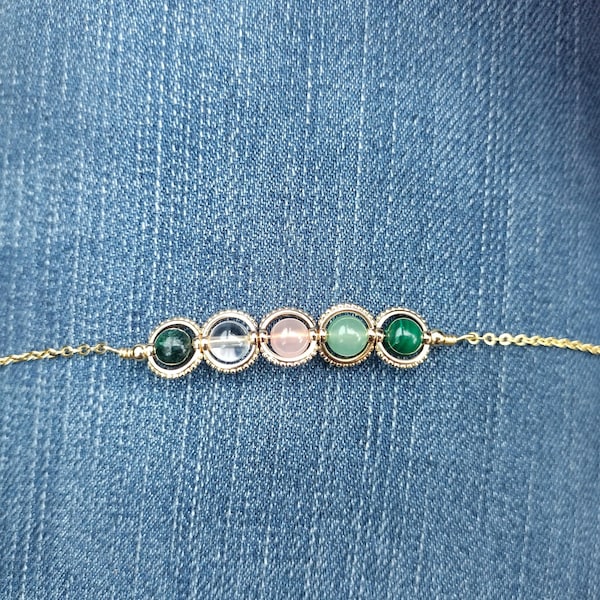 Taurus Crystal Necklace, Handmade Zodiac Necklace, Emerald, Green ...