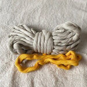 Super soft 5mm natural cotton string | Etsy