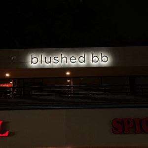 Led Letter Light, Store Front Sign, Metal Letter, Store Signage, Metal ...