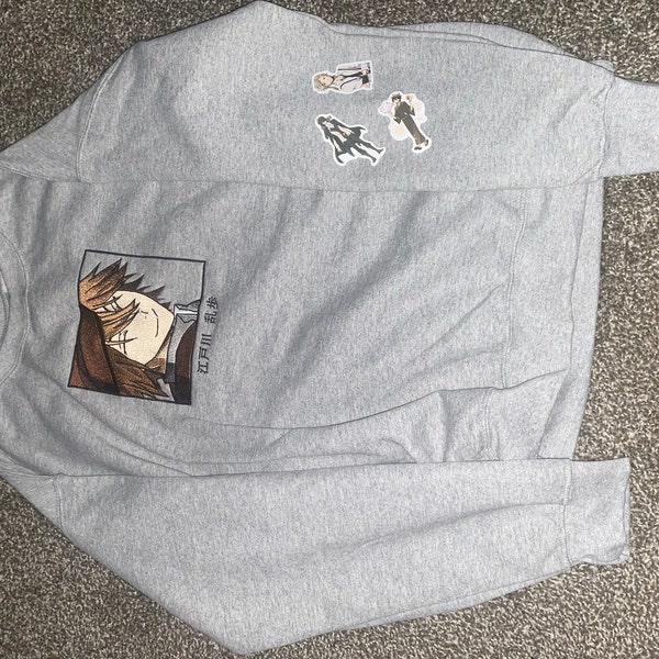 BSD Inspired Embroidered Armed Detective Agency Crewneck / T-shirt ...