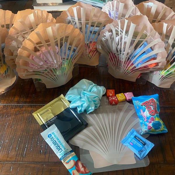 Hangover Kit, Mermaid Seashell Bags, Girls Beach Party Gifts, Sea Shell ...