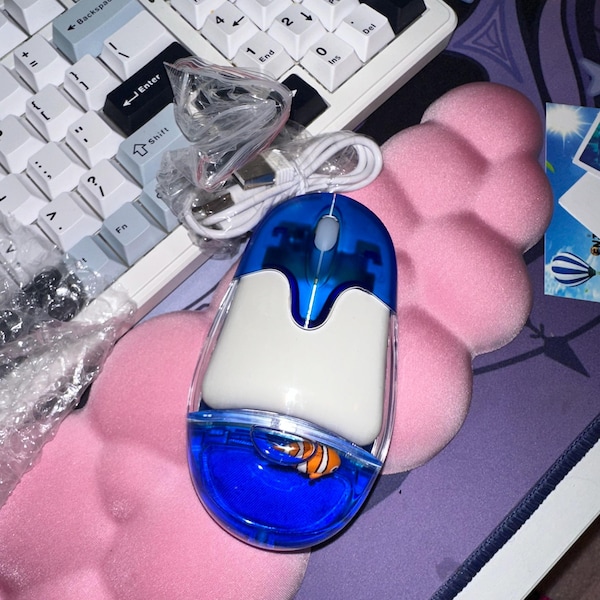 Penguin Aqua Mouse – Frutiger Aero Y2K - Etsy