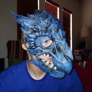 Thanatos Flexible Skull Mask/shoulderpad for Larp Rev Cosplay - Etsy