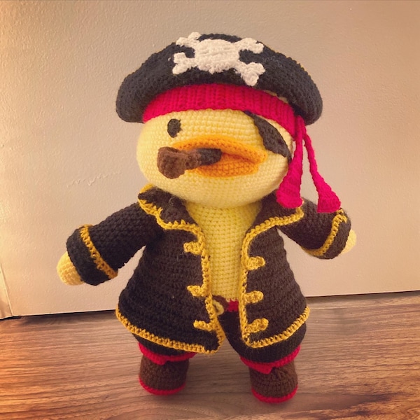 Donnie, the Duck Pirate King Pattern | With His Smoking Pipe Included ...