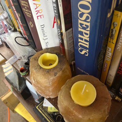 Matte Collection Set of 3 Beeswax Yahrzeit 24 Hour Candles for Yom Tov ...