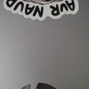 Snack Time Sticker Funny Sticker Gifts Under 10 Water Resistant Sticker ...