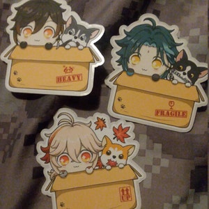 Silly Pomsky Sticker Sheet Cute Chibi Kawaii Dog Stickers | Etsy