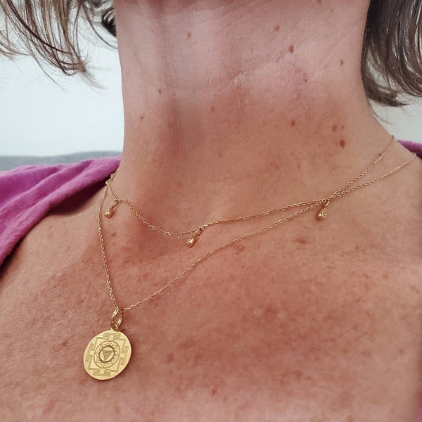 Gold Chain Necklace, Solid Gold Chain, Tiny Gold Chain, Dainty Gold ...