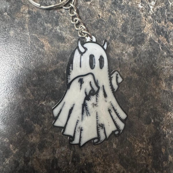 Glow in the Dark Rust Keychain - Etsy