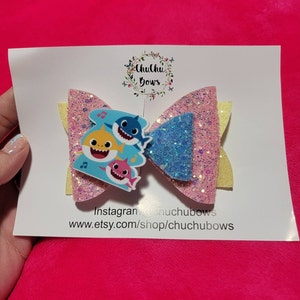 Sonic Bow-sonic Hair Bow-sonic Handmade Bow-sonic the Hedgehog Bow ...