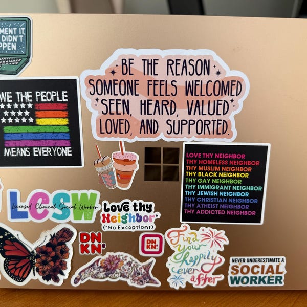 10pcs Social Worker Sticker, Social Worker Gift, Motivational ...