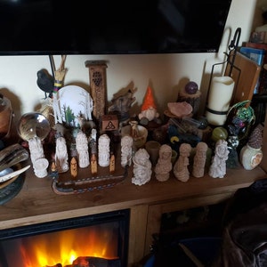 Freyr Totem Altar Frey Statue Norse Pagan Asatru Figurines - Etsy