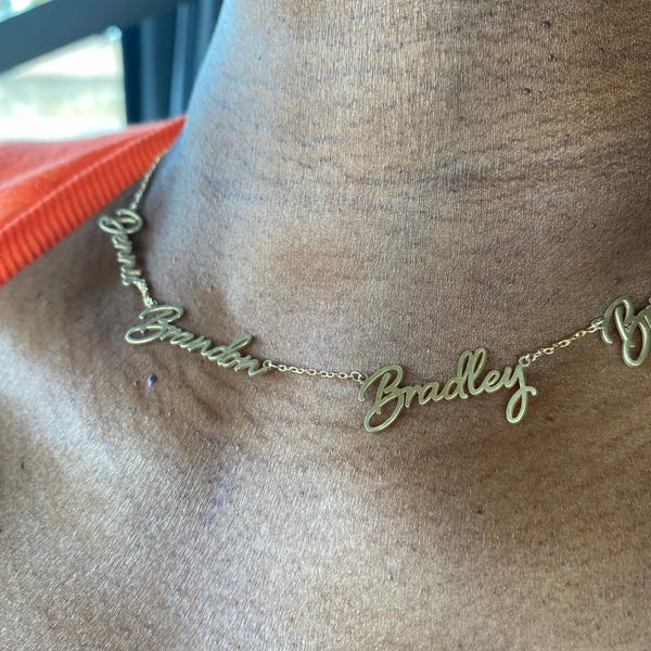 Personalized Name Anklet, Custom Name Anklet in Gold/silver/rose Gold ...