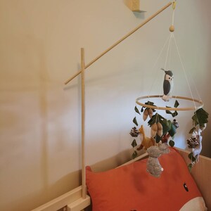 Baby Mobile Arm / Holder Wooden Baby Mobile Stand Crib Baby - Etsy