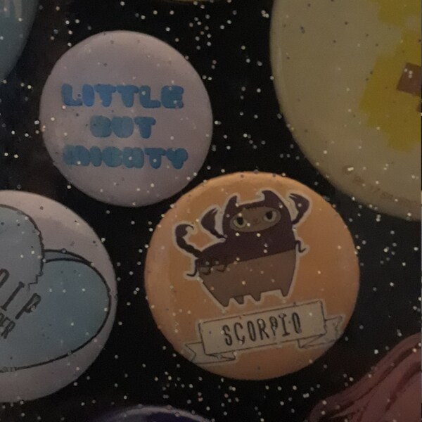 Scorpio Cat Pinback Button, Zodiac Astrology Gift - Etsy