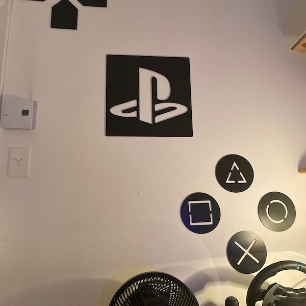 Playstation Wood Wall Art Decoration, Playstation5 Consele, PS5 Wall ...
