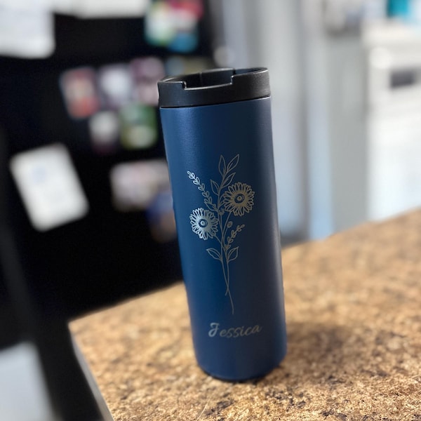 Actual Footprint Engraving Tumbler Baby Footprints Real Handprint Mug ...