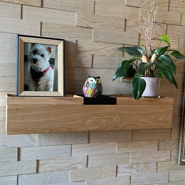 Floating Console Table floating Shelf Floating Wall Cabinet Entryway ...