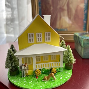 Rose Window Putz Church Christmas Craft Kit Build Decorate a Full Size ...