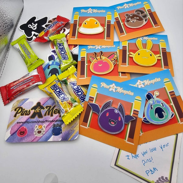 Phosphor Slime Pin | Slime Rancher Pin | Enamel Pin - Etsy