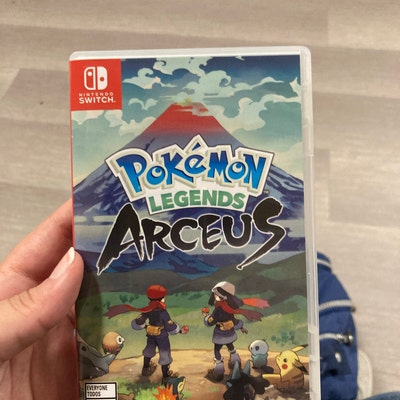 Pokémon Legends Arceus Cover Art: Replacement Insert & Case for ...