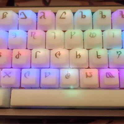 FFXIV Keycap Set, Eorzean Alphabet - Etsy