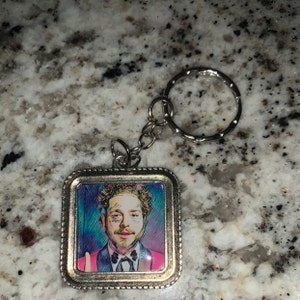 POST MALONE Inspired Sword Y-chain Necklace // circles - Etsy