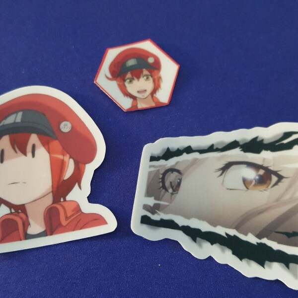Cells at Work!(hataraku Saibou) Sticker Set | Laptop Sticker | Journal ...