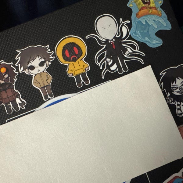 NEW Creepypasta Stickers: Jeff the Killer, Eyeless Jack, Ben Drowned ...