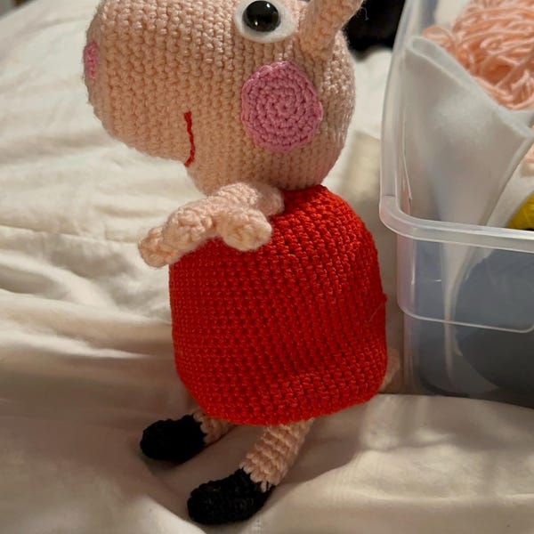 Peppa Pig, Wellies and Teddy Bear Crochet Pattern NOT A FINISHED TOY ...