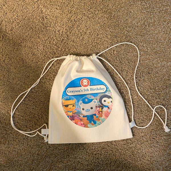 Octonauts Favor Bags-birthday Favor Bags-octonauts Party Supply-kids ...