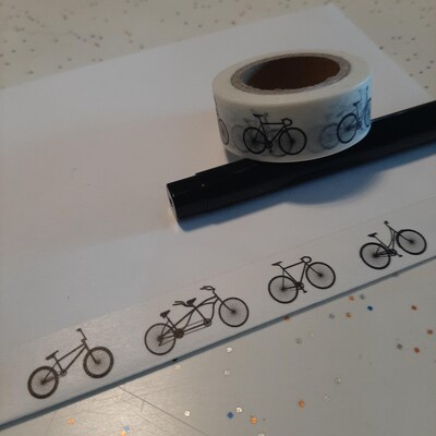 Snake's Skin Washi Tape, Black Snake Skin Pattern Paper Tape, Animal ...