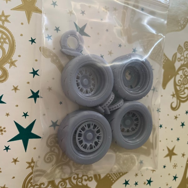 1:24/25 Scale Resin 3d Printed “pro-touring” Style Model Car Wheel Set ...