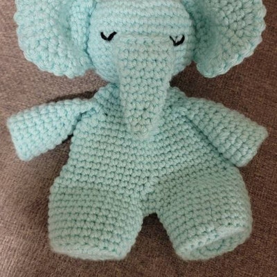 Elephant Lovey Crochet Pattern - Etsy