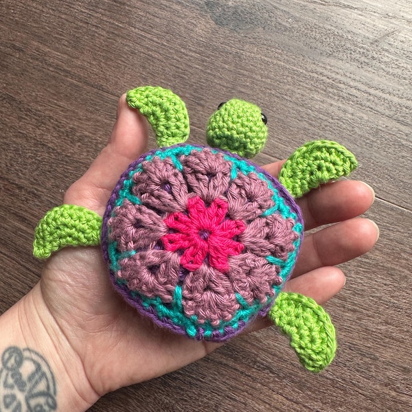 Foldable Turtle Bag - PDF Crochet Pattern - Etsy