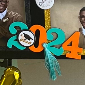 2024 Wood Cutout With Graduation Cap, Senior Photo Prop, Wooden ...