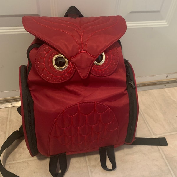 Owl Backpack - Water-repellent Design by Darling's - Medium Large - Etsy